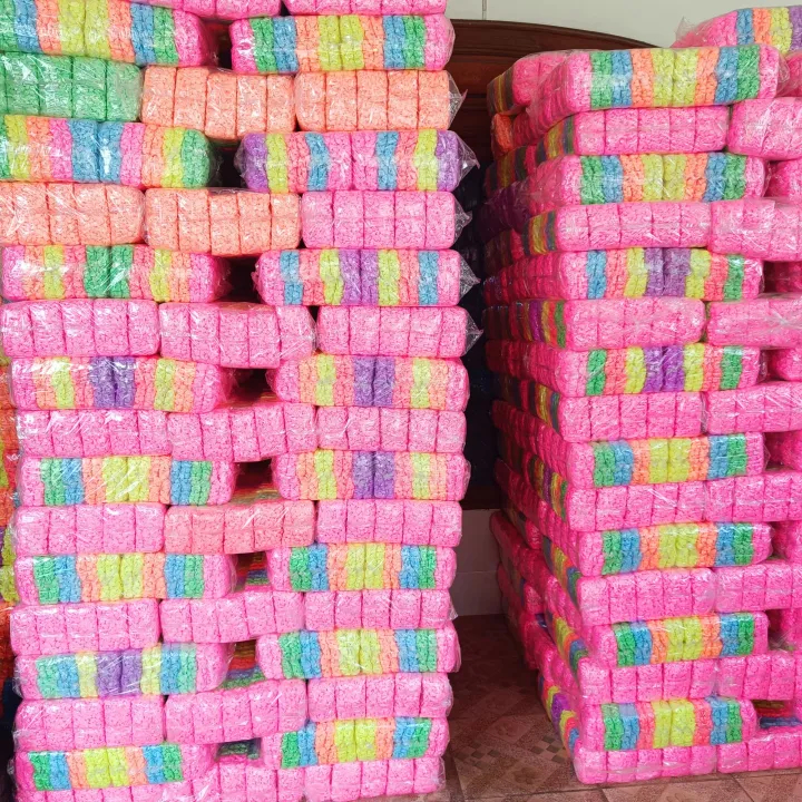 Songkran Water Play Powder Puff Pencil/Color 1 Large Pack 200 Sachets ...