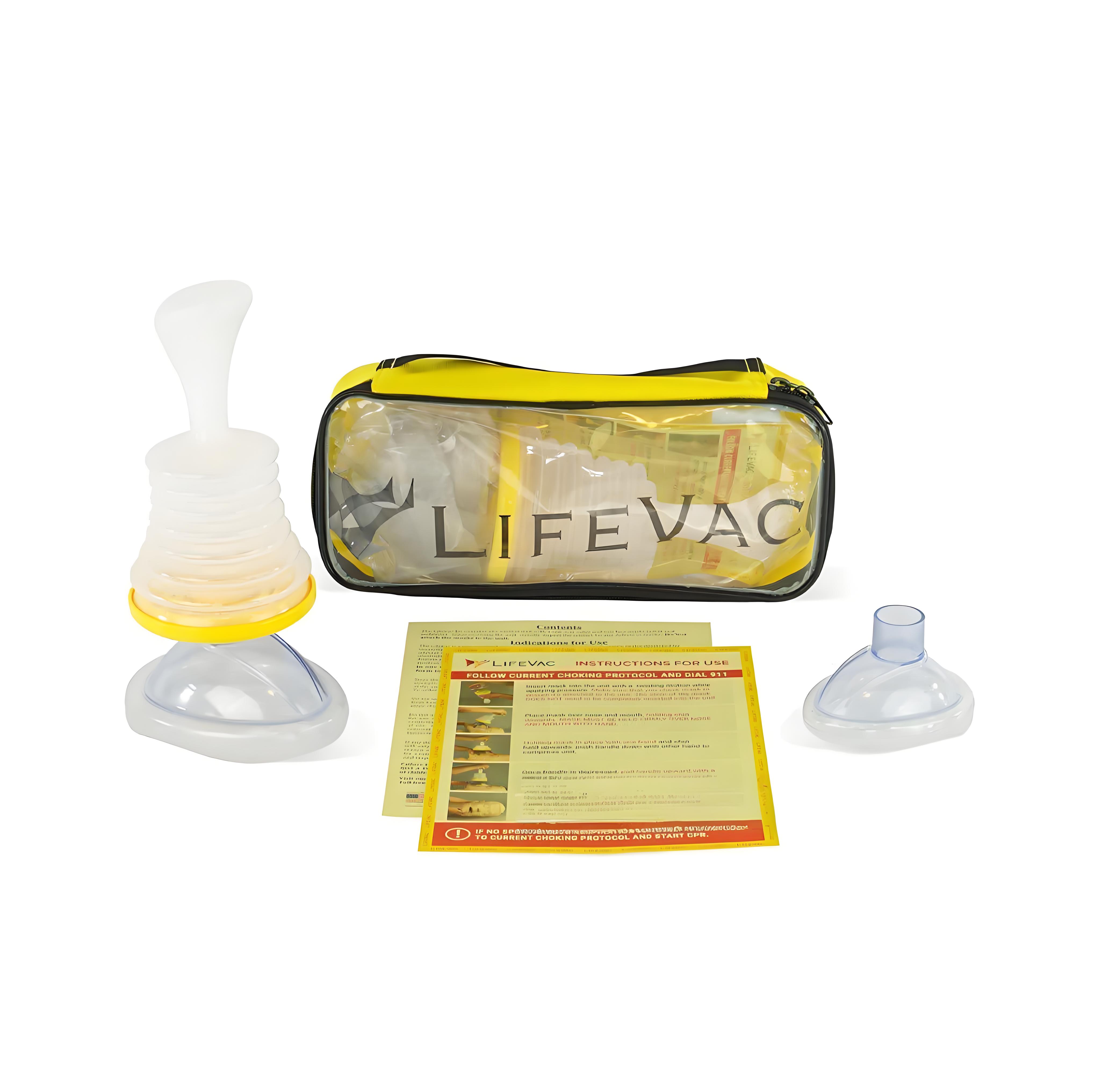Lifevac Home Kit Heimlich USA Food Choking Aid Free! Portable Bag ...