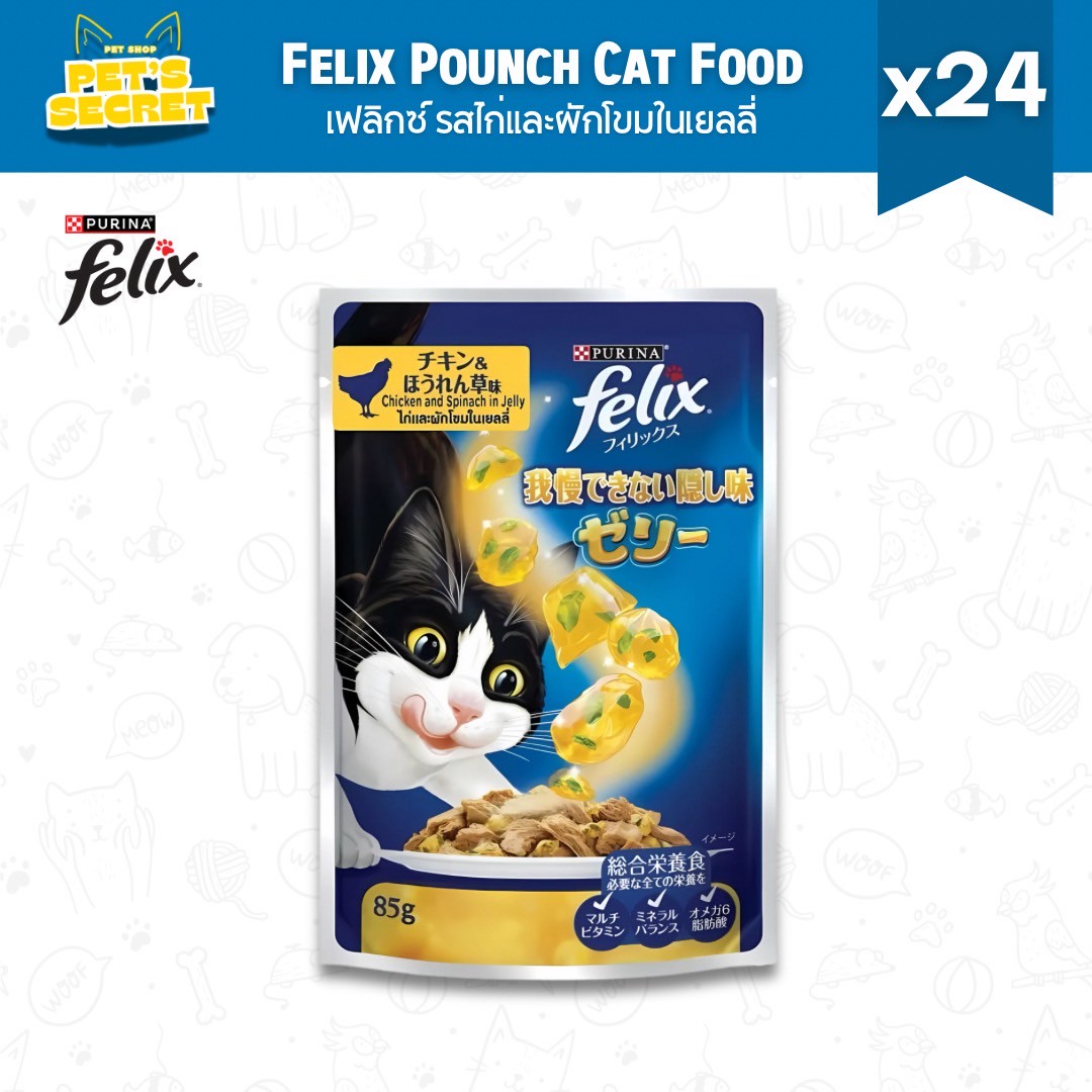 [Felix Carton 24 Sachets] Felix Wet Cat Food For Kitten-Adult Cats Size ...