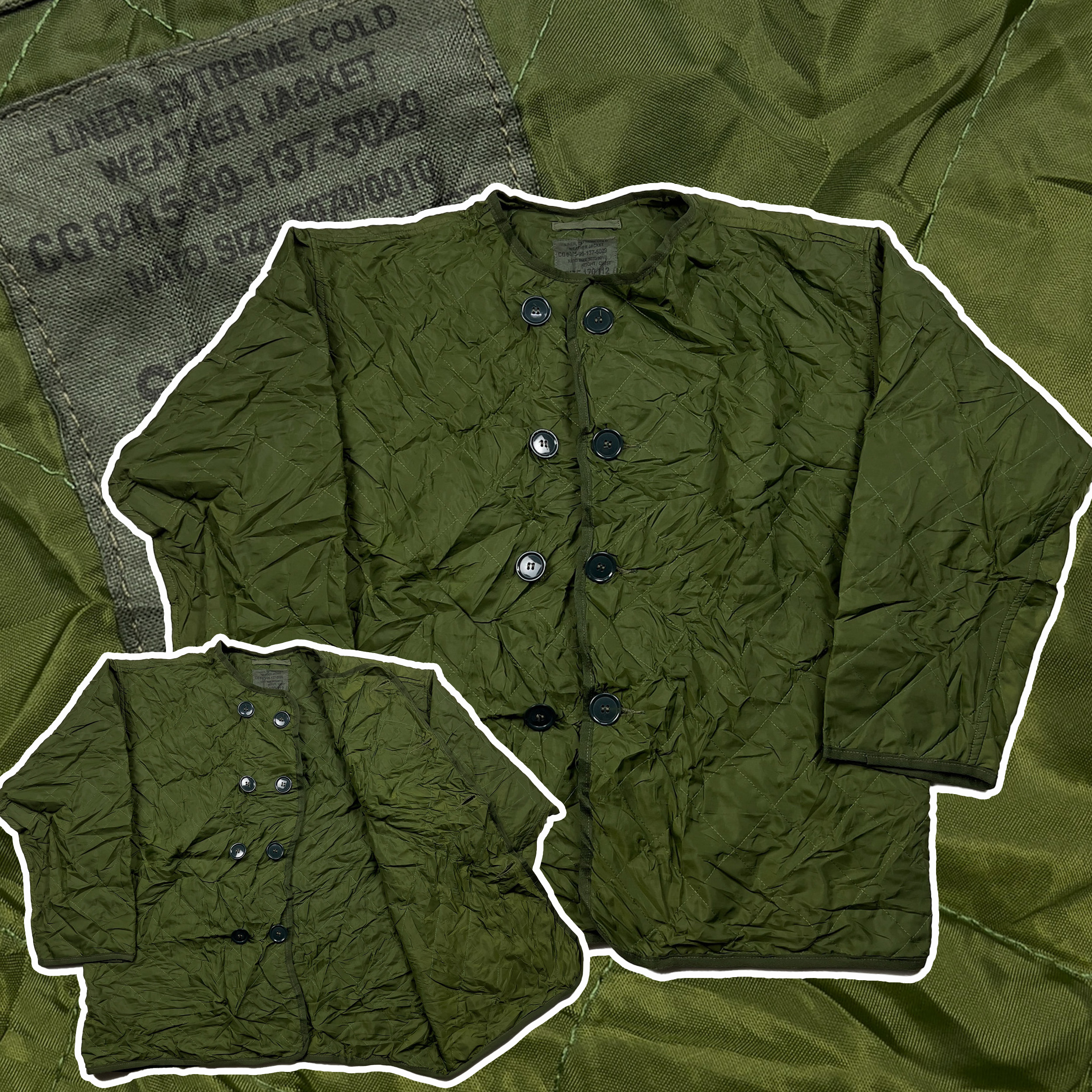 Hiking JACKET Vintage Genuine 80s BRITISH ARMY OLIVE EXTREME COLD ...
