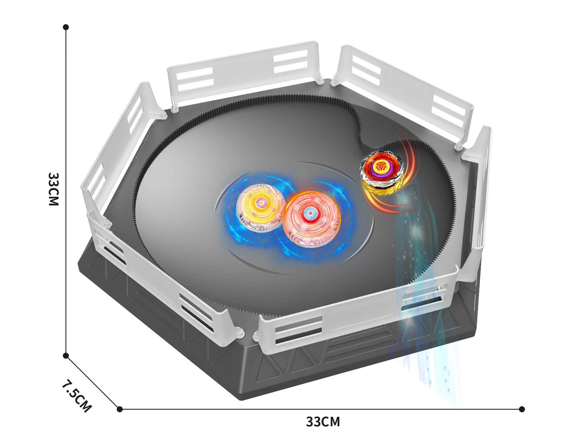 BEYSUPER X Beyblade Race Track Top For Racing Add Fun To Play Toys ...