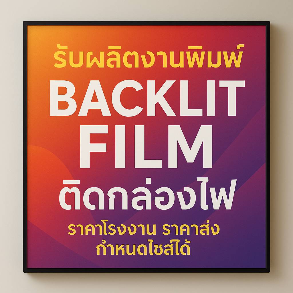 Backlit Film Printing Light Box Factory Uv Custom Size According To ...
