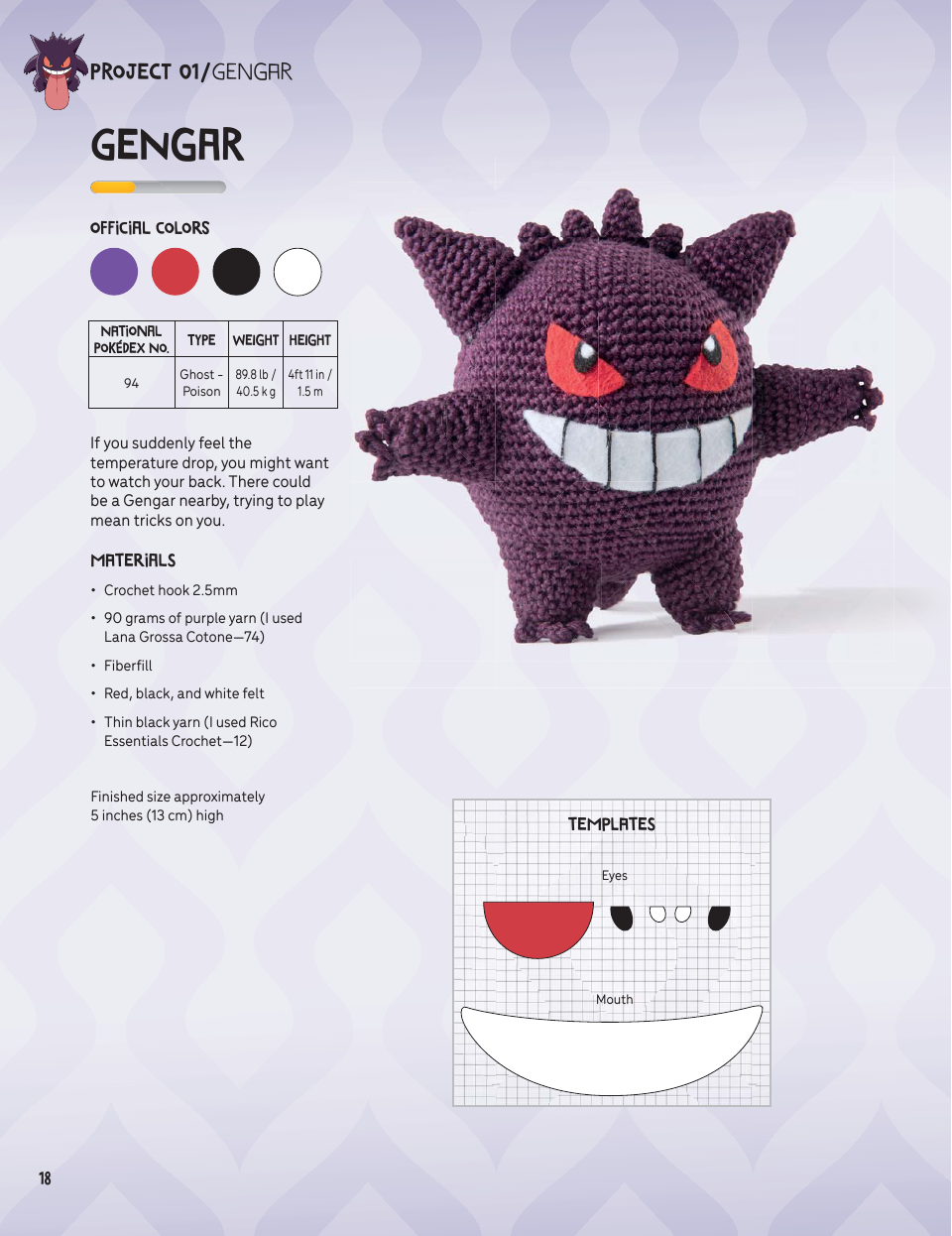 English Book-️ Pokémon Crochet 20 Legendary Pokemon Amigurumi Knitting ...