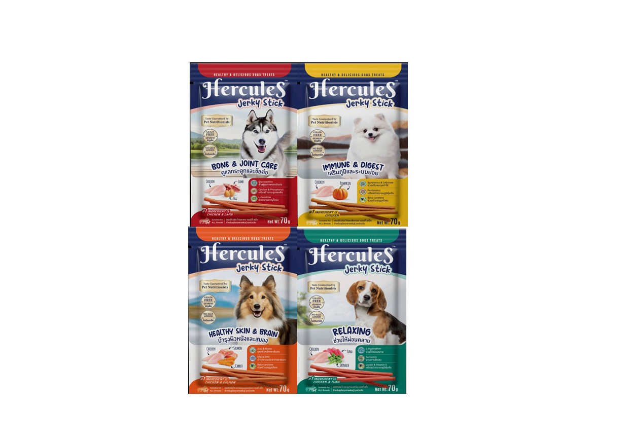 (1 Dozen) Hercules Jerky Stick A Good Health Snack For Dogs 70g.x12 ...