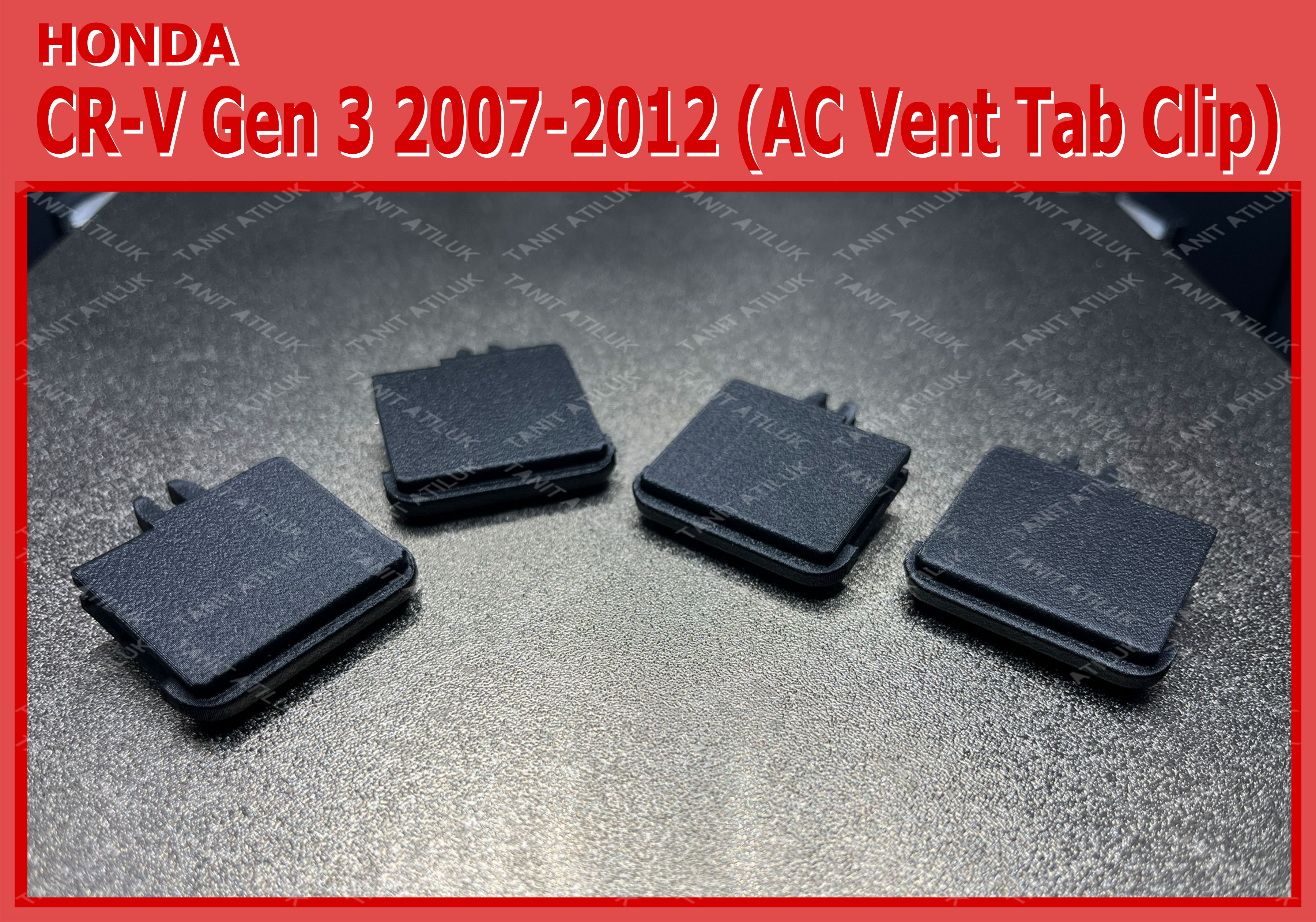 Complete Set Of 4 Pieces CRV G3 Air Vent Direction Plug Year 07-12 AC ...