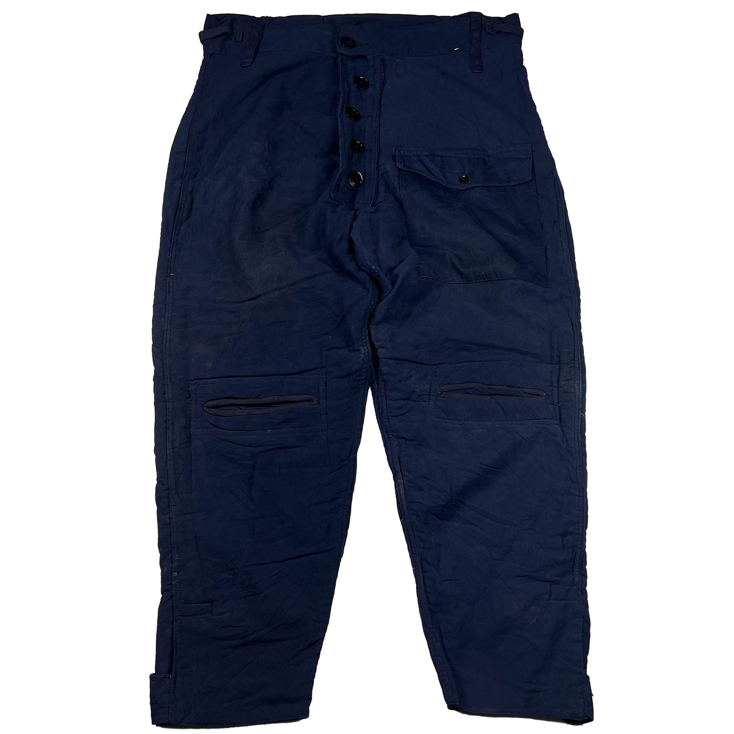 Vintage Pants Long 1950s Royal Navy "Compass" Submarine Arctic Trousers ...