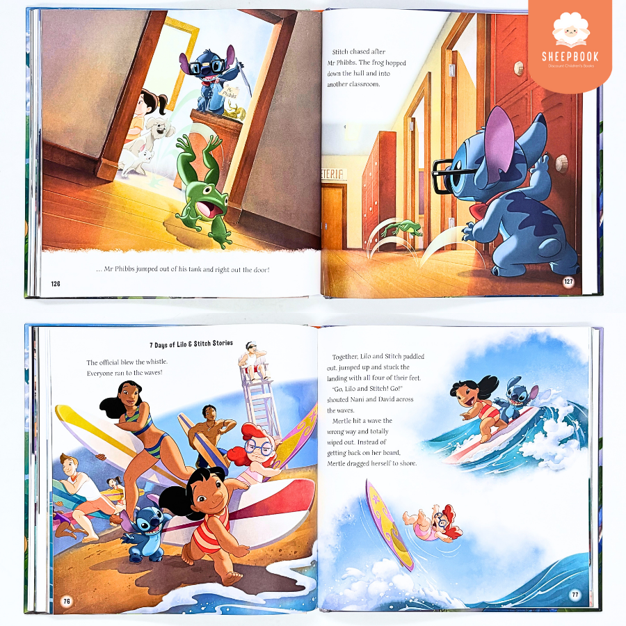 Disney Lilo & Stitch: 7 Days of Stitch Stories Hardcover Story | Shopee ...