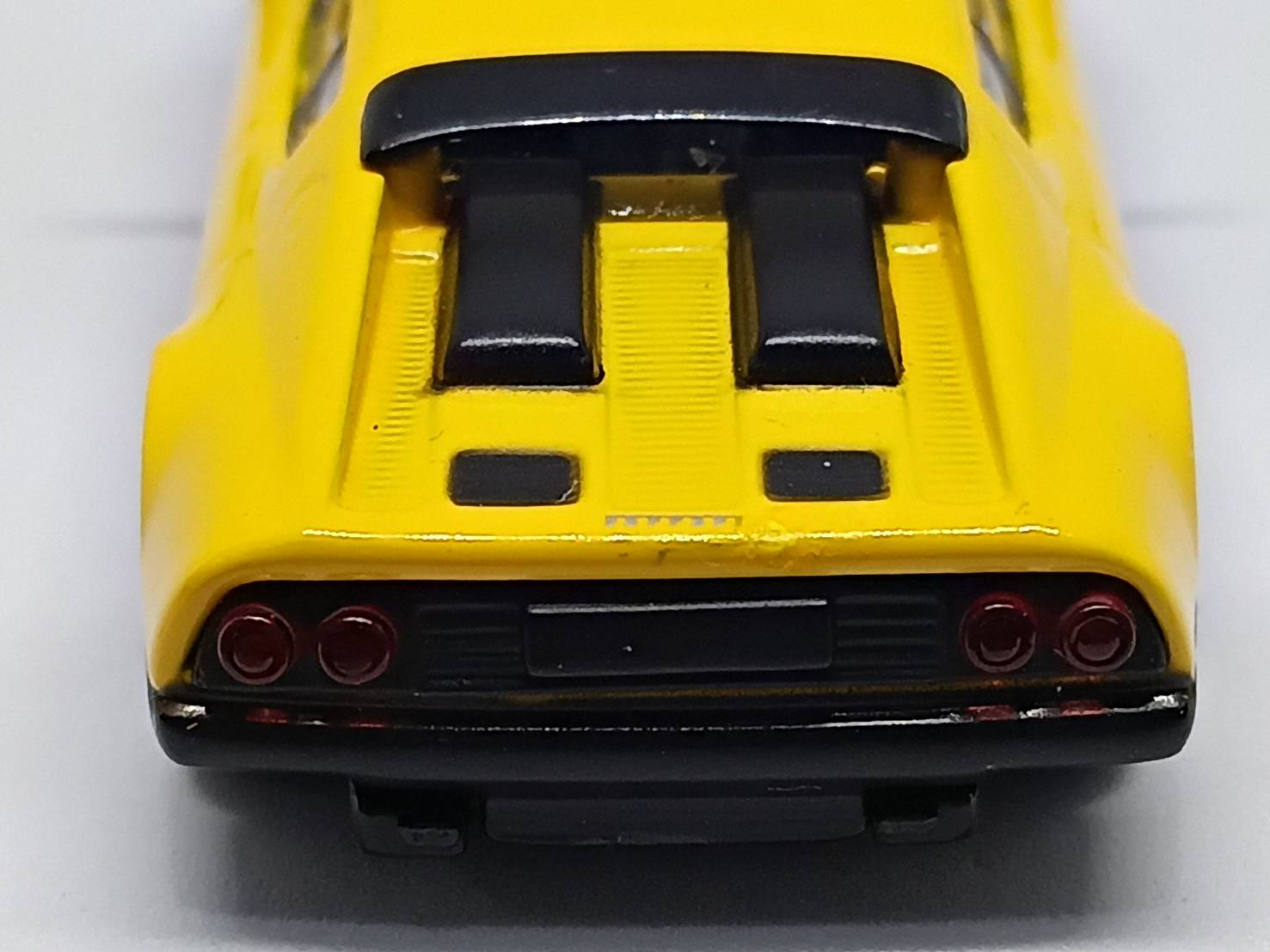 Kyosho Ferrari 512 BB Car Model (1976-1981) Yellow Scale 1:64 No ...