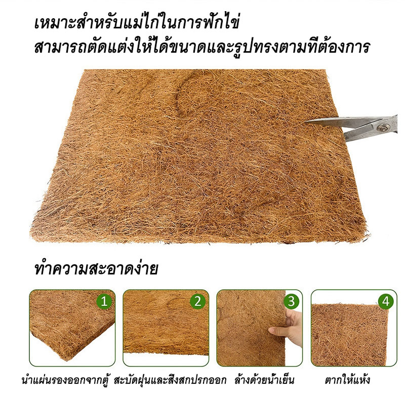 Coconut Fiber Ovarian Pads For Mae Kai Size 20x20 Cm./ 30x50 Cm.natural ...