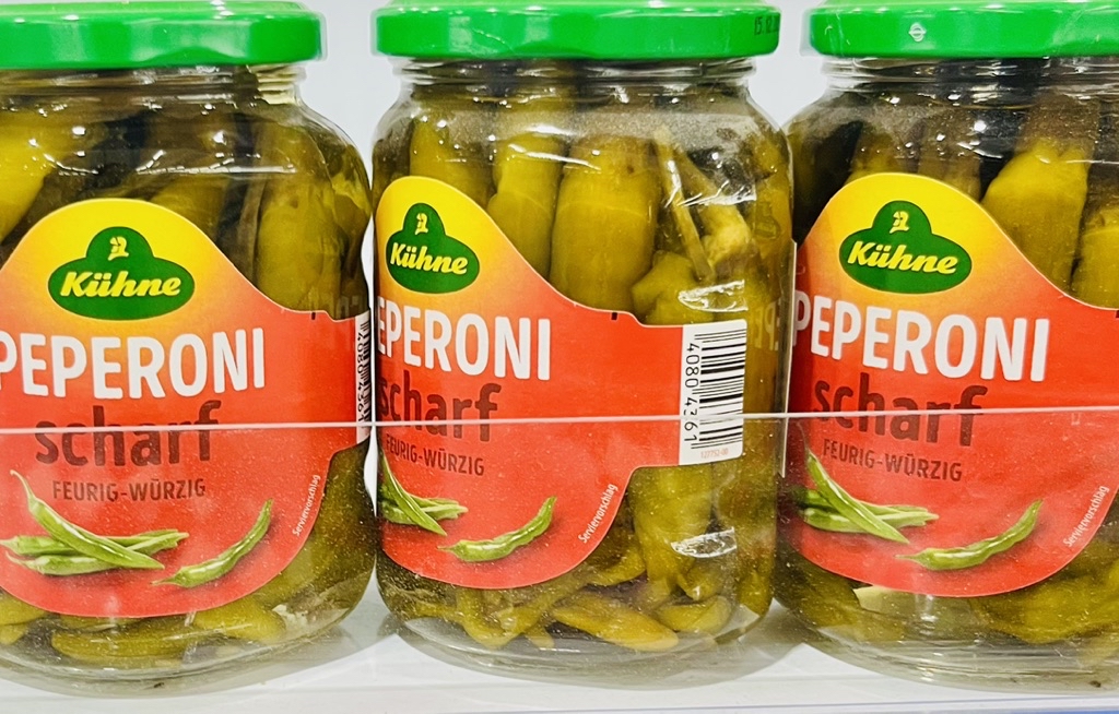 Pickled Bell Peppers Kone Charfe Pepperoni Brand 300 Grams | Shopee ...