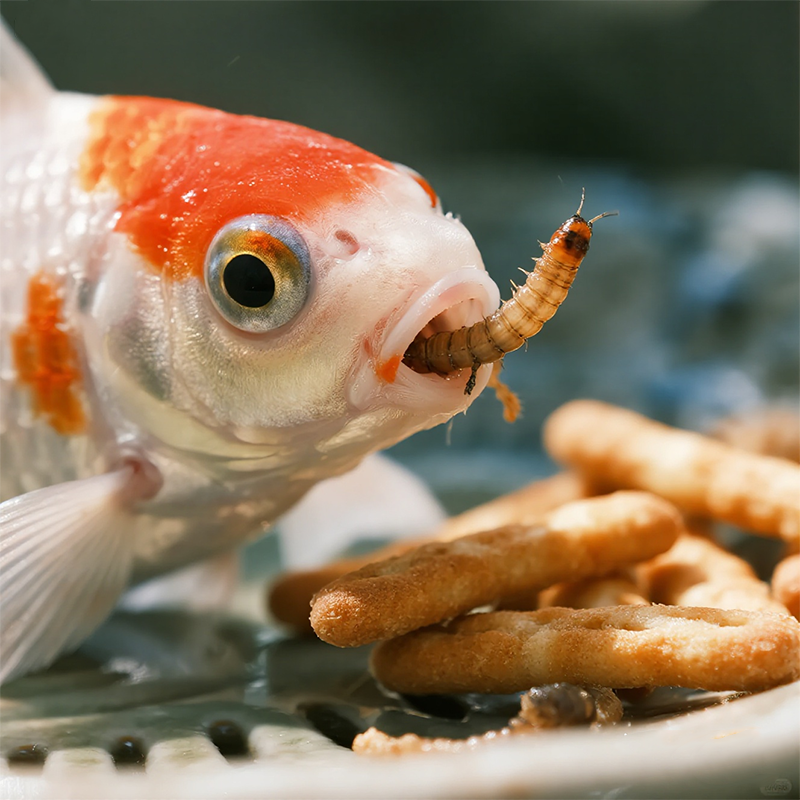 Dried Bird Worms High Protein Fish Food Goldfish Carp Beautiful 20 ...