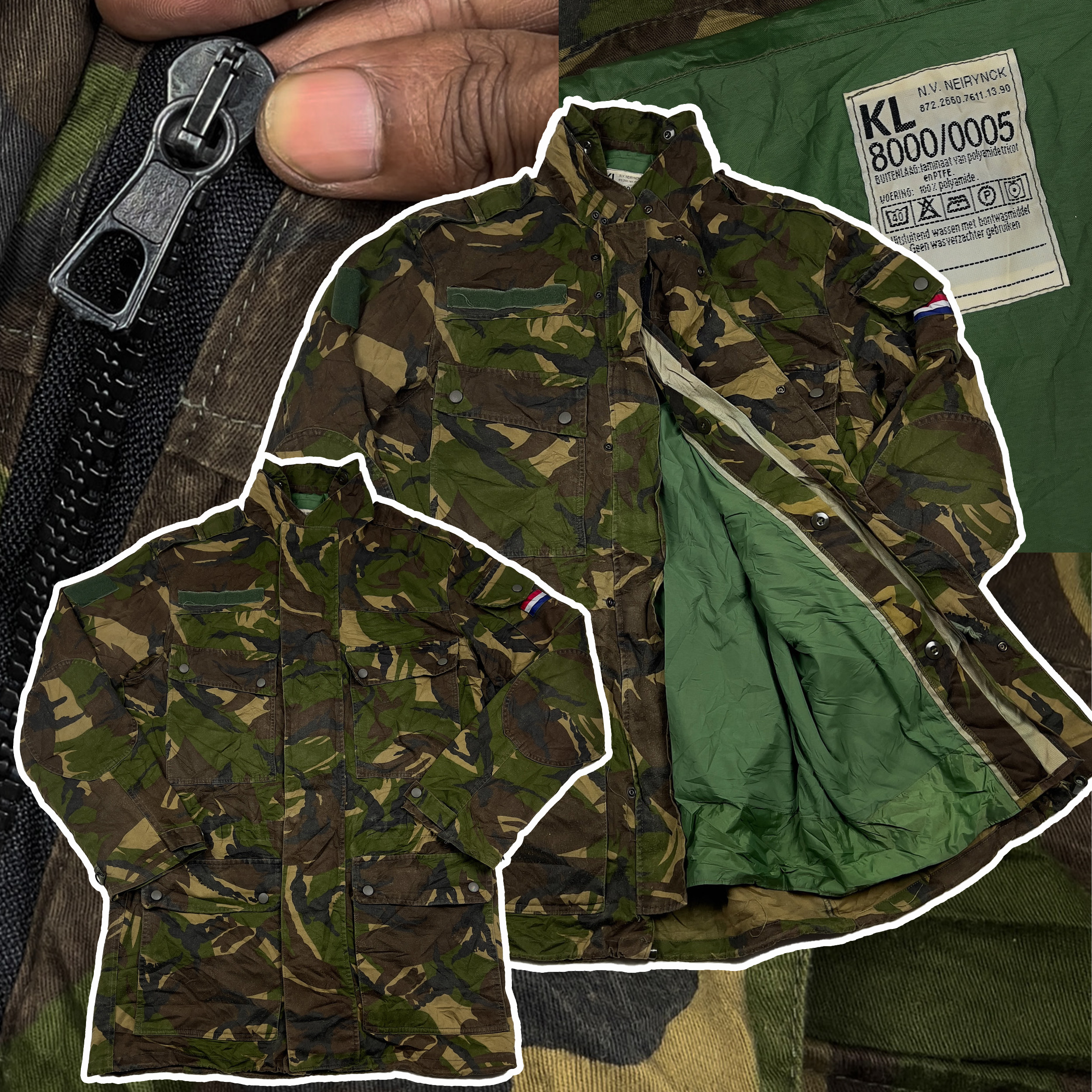 Dutch Military Parka Army Jacket Liner Vintage There Are 1 Piece ...