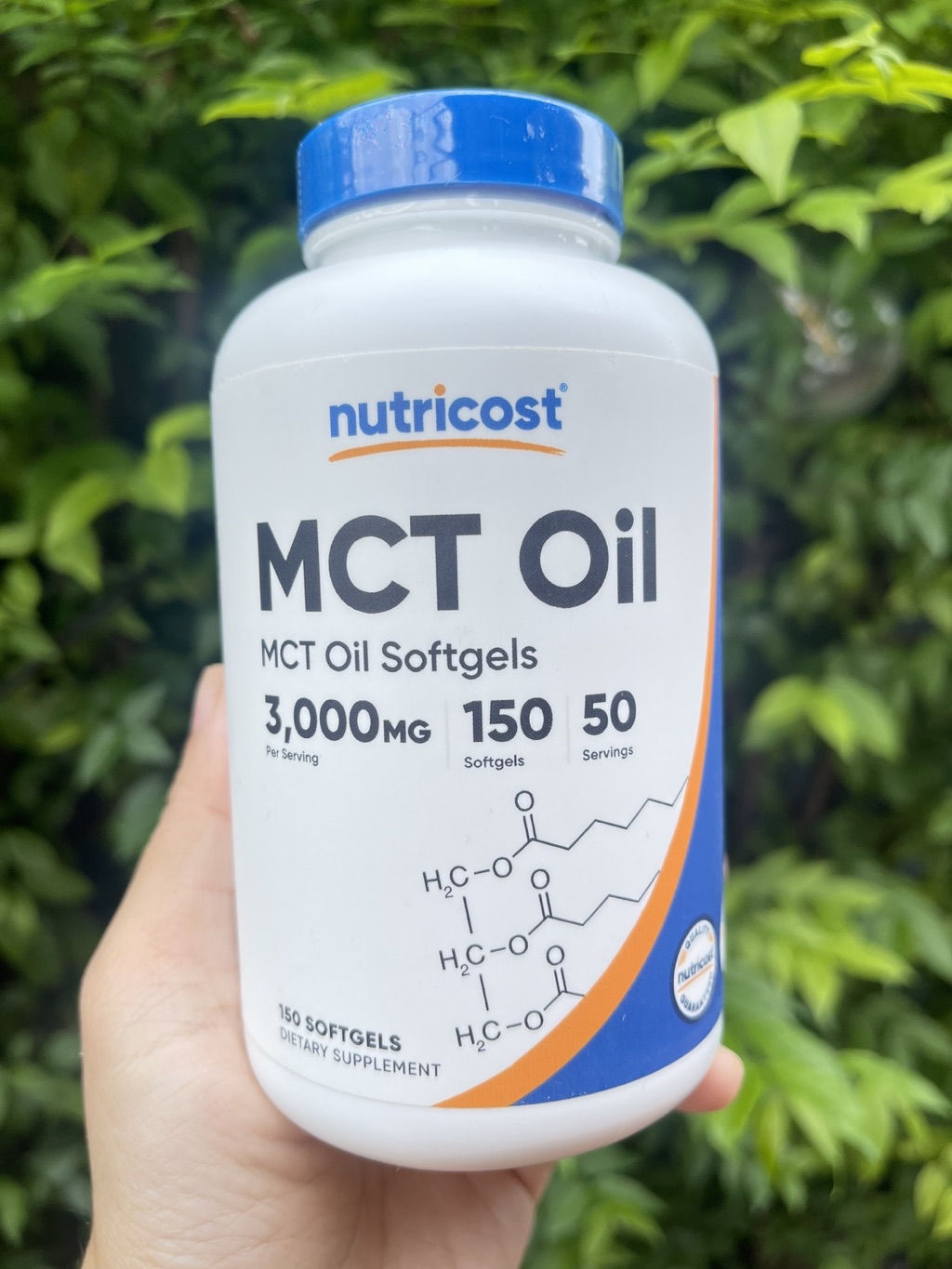 Nutricost mct oil3000 mg 150 Softgel From America | Shopee Philippines