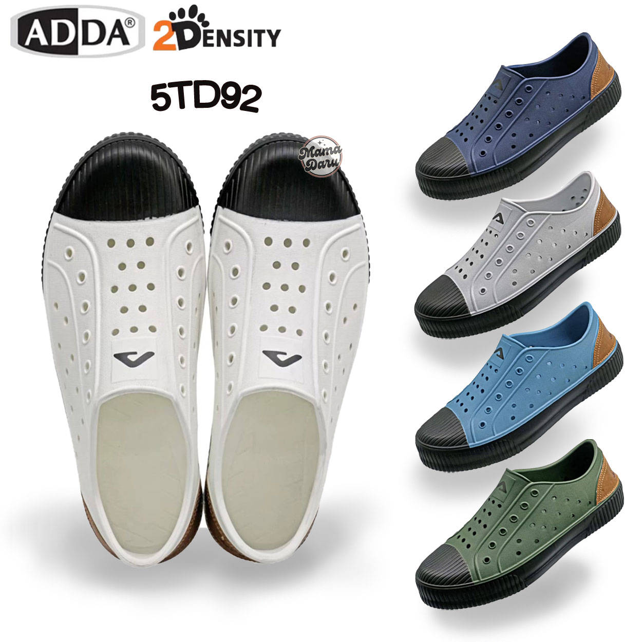 Adda 5TD92-M1 Shoes 2Density Sole Slip-On Style Men's Lightweight Good ...