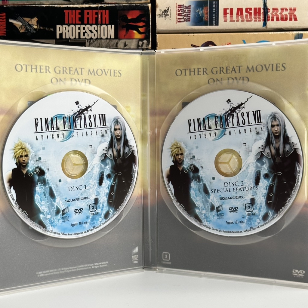 DVD Finalfantasy VII ADVENT CHILDREN 2 disc boxset | Shopee Philippines