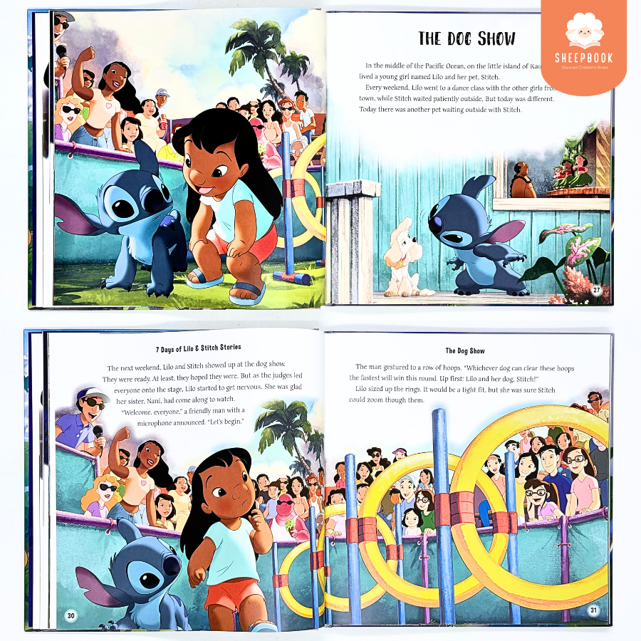 Disney Lilo & Stitch: 7 Days of Stitch Stories Hardcover Story | Shopee ...