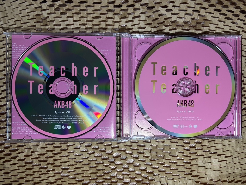 AKB48-Teacher Type A (Japanese Single Cd And Dvd) Second Hand Very Good ...