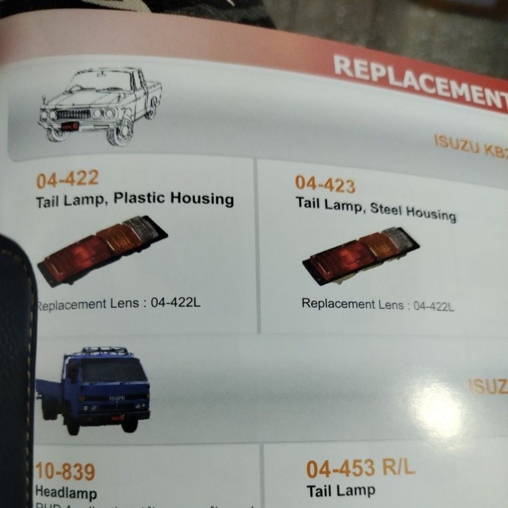 Tail Light ELF S250 ISUZU Modified Pickup Eaton 12V Truck With Socket ...