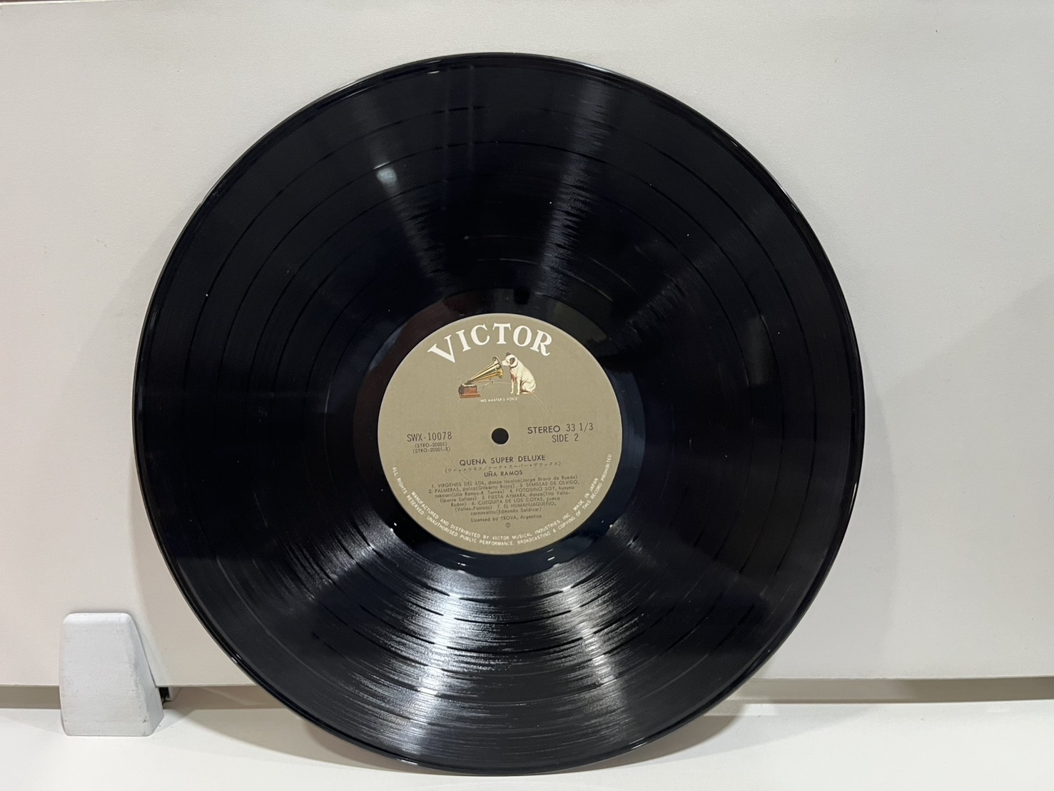 1LP Vinyl Records Record UNIA RAMOS QUENA SUPER DELUXE VICTOR SWX-10078 ...