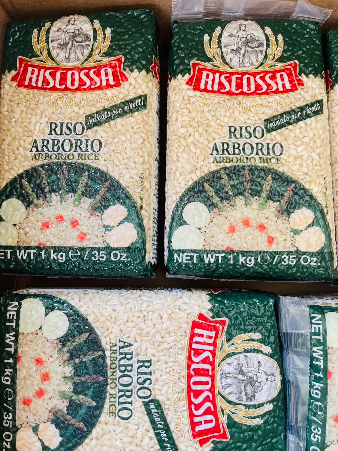 Risotto Arborio Rice RISCOSSA 1kg. Italian For Making Menus | Shopee ...