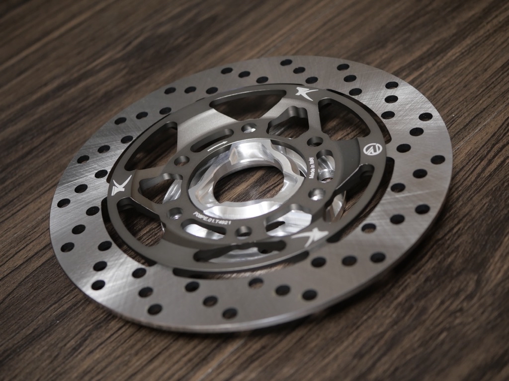 Brake Disc TK 200 Mm Black Box Straight Hole Type + Old Wave 125 Pad ...