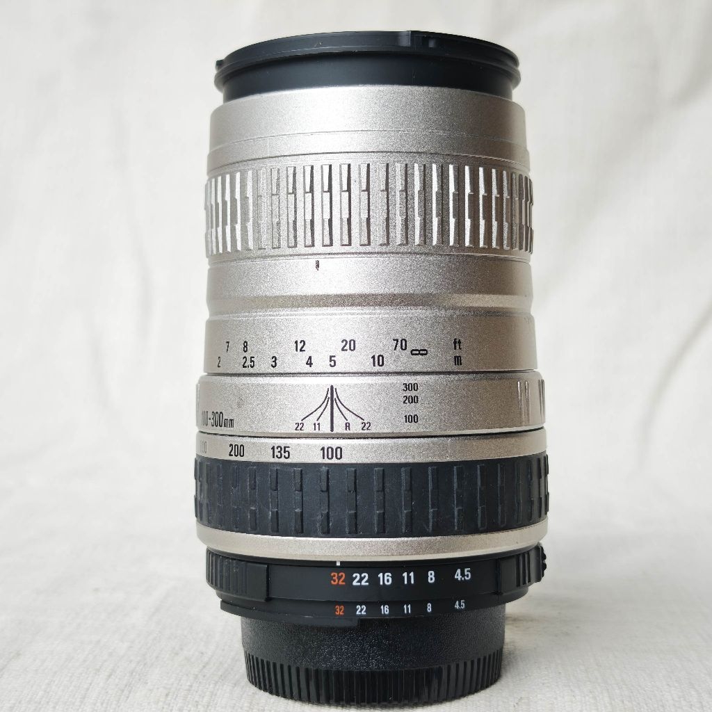 SIGMA zoom 100–300mm F/4.5–6.7 DL Mount Nikon F Tele Excellent Lens ...