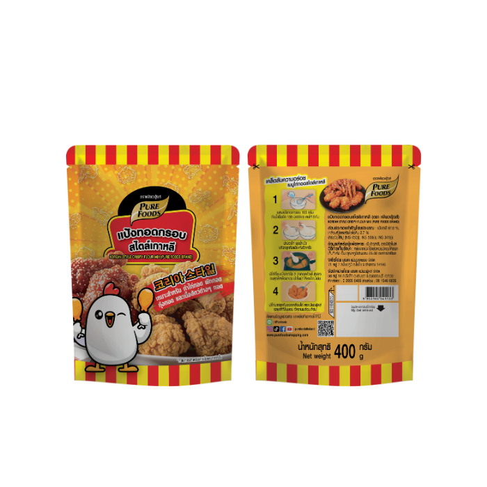 Crispy Fried Flour 400 Grams Pure Foods Long Non-Oil Frying The Dough ...