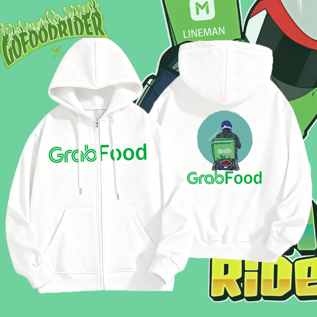Grab Team Zippered Hoodie |ventilate Zip-Up Sweatshirt | Soft Fabric ...