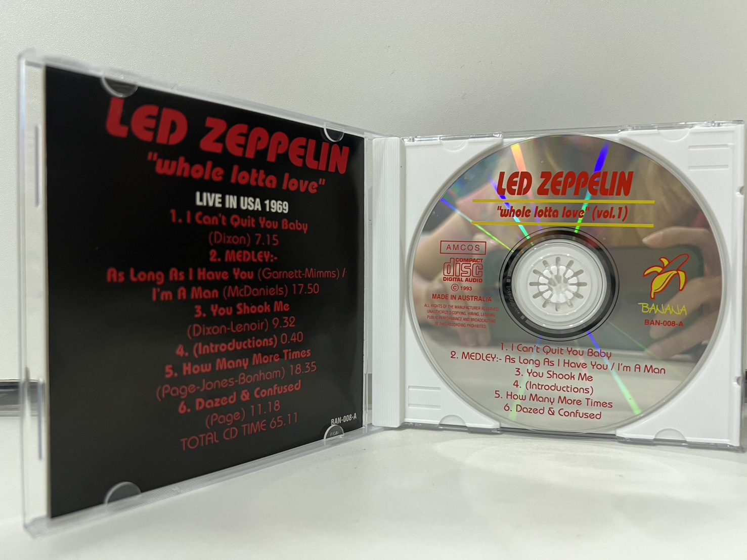 1 CD MUSIC International LED ZEPPELIN "whole lotta love" (vol. 1 ...