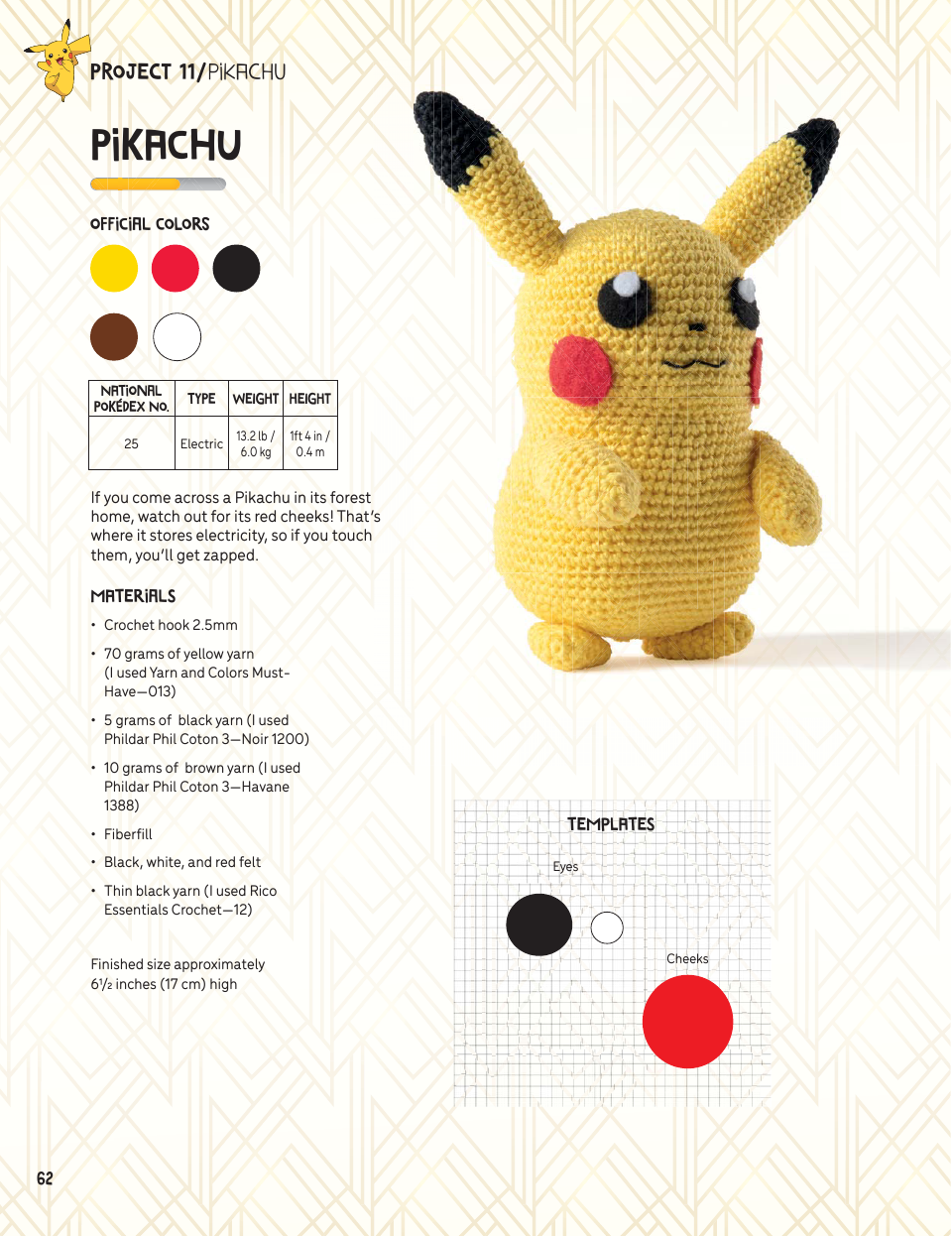 English Book-️ Pokémon Crochet 20 Legendary Pokemon Amigurumi Knitting ...