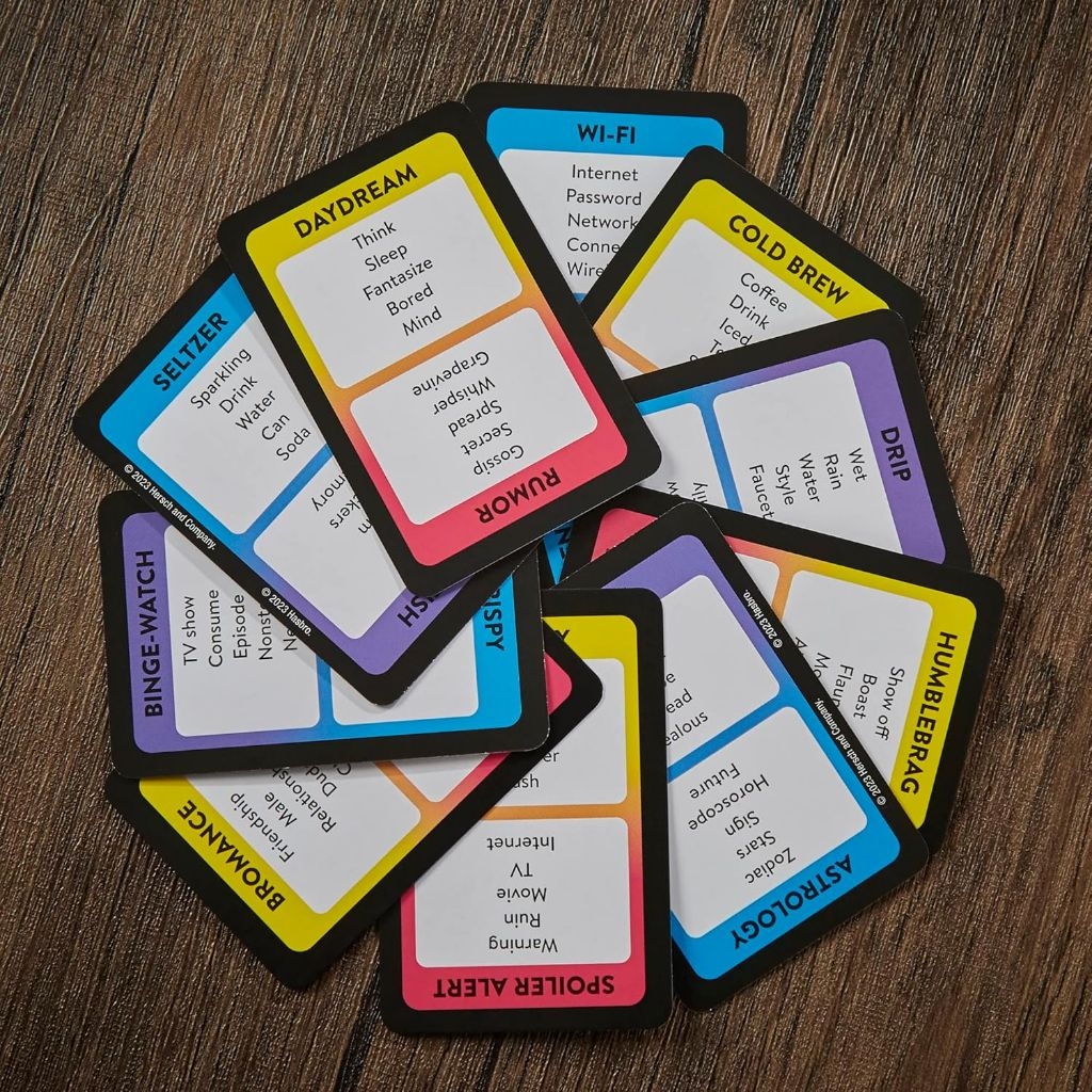 Taboo Board Game Word Guessing Party for Adults and Teens Ages 13+ 4 ...