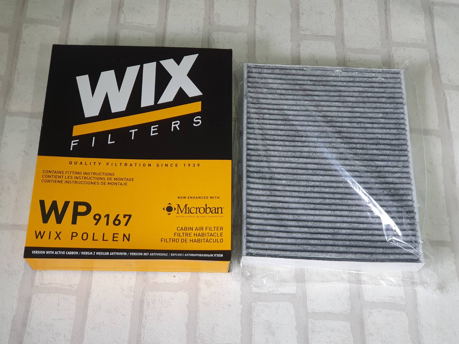 Air Filter Charcoal/Cabin VW Caravelle T5 (2003-2015) : WIX WP9167 ...