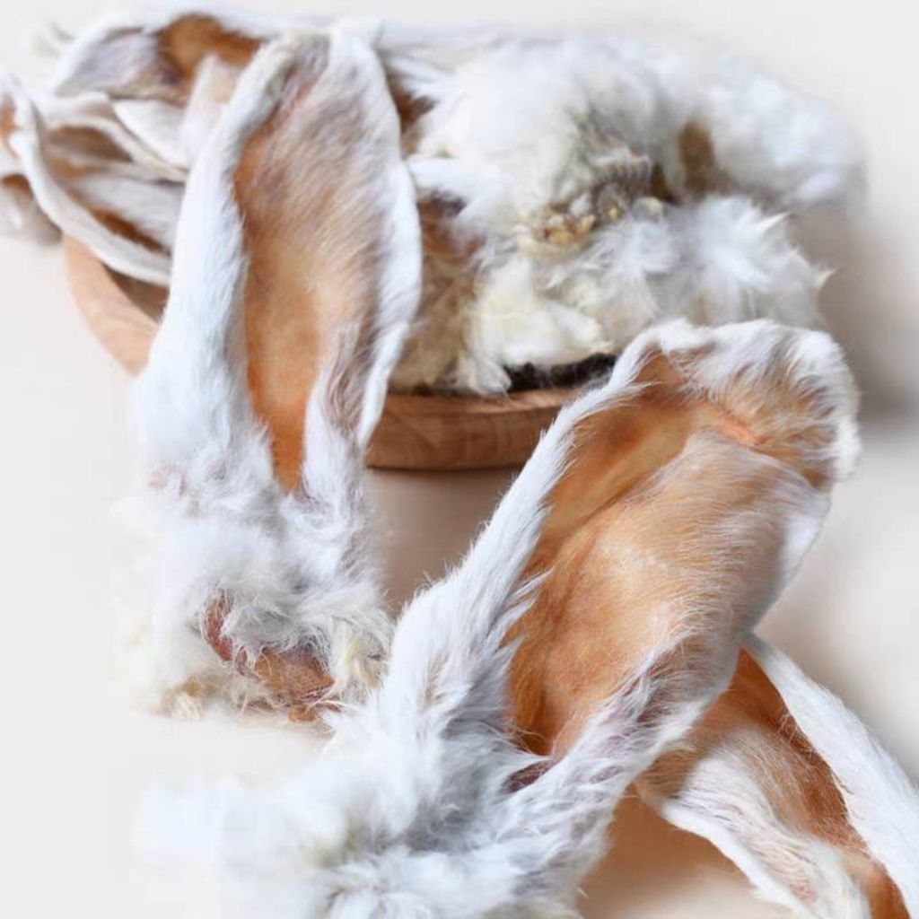 Dried Rabbit Ears Size 100 Grams Dental Treats For Dogs And Cats ...