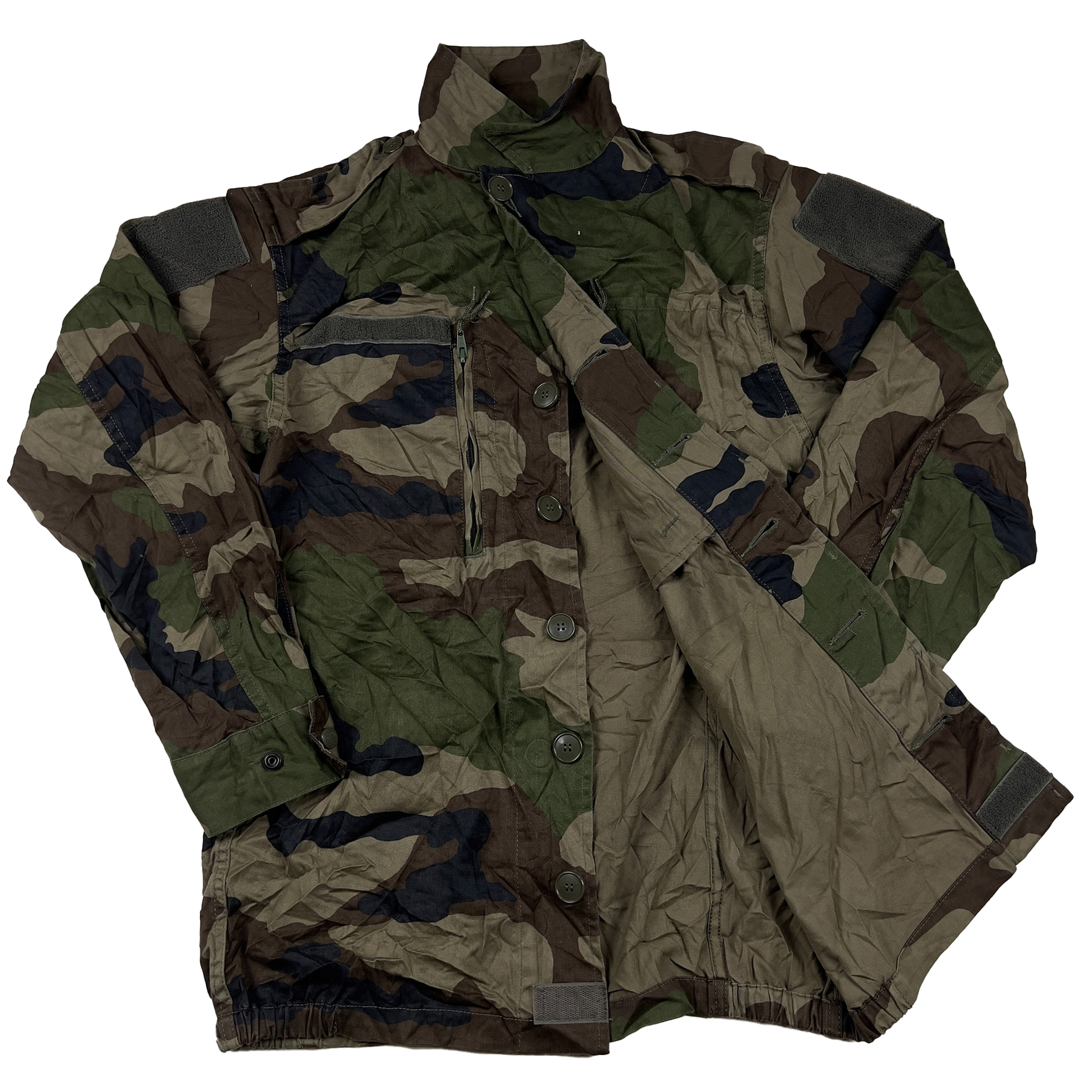French Army F2 CCE Hiking Jacket Field Woodland Camo France Military ...