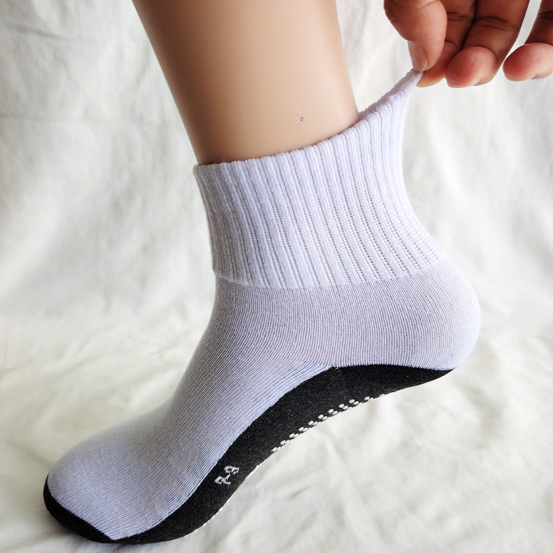 5/10 Pairs Of Non-Slip Student Socks Full Soles Premium Quality Thick ...