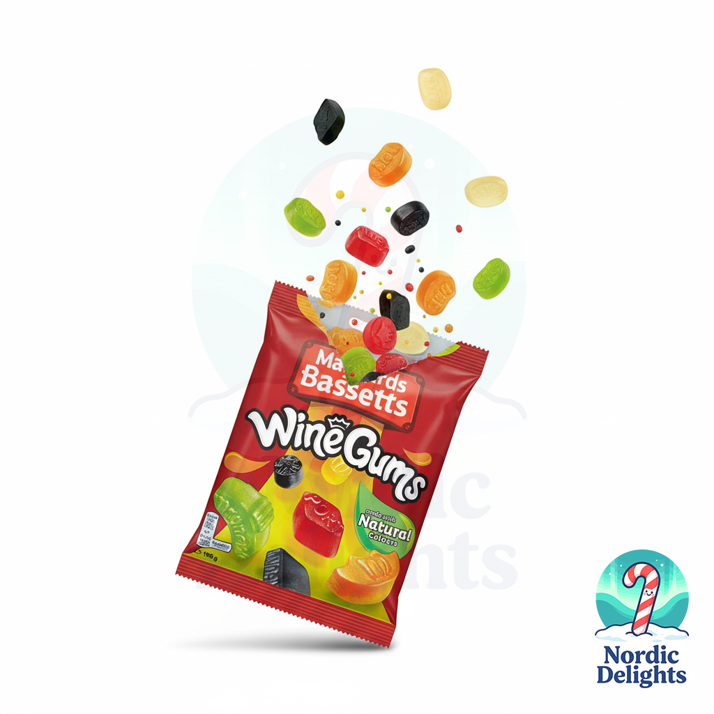 Maynards Bassetts Wine Gums 190g Chewy Fruit Jelly Candy Imported UK ...