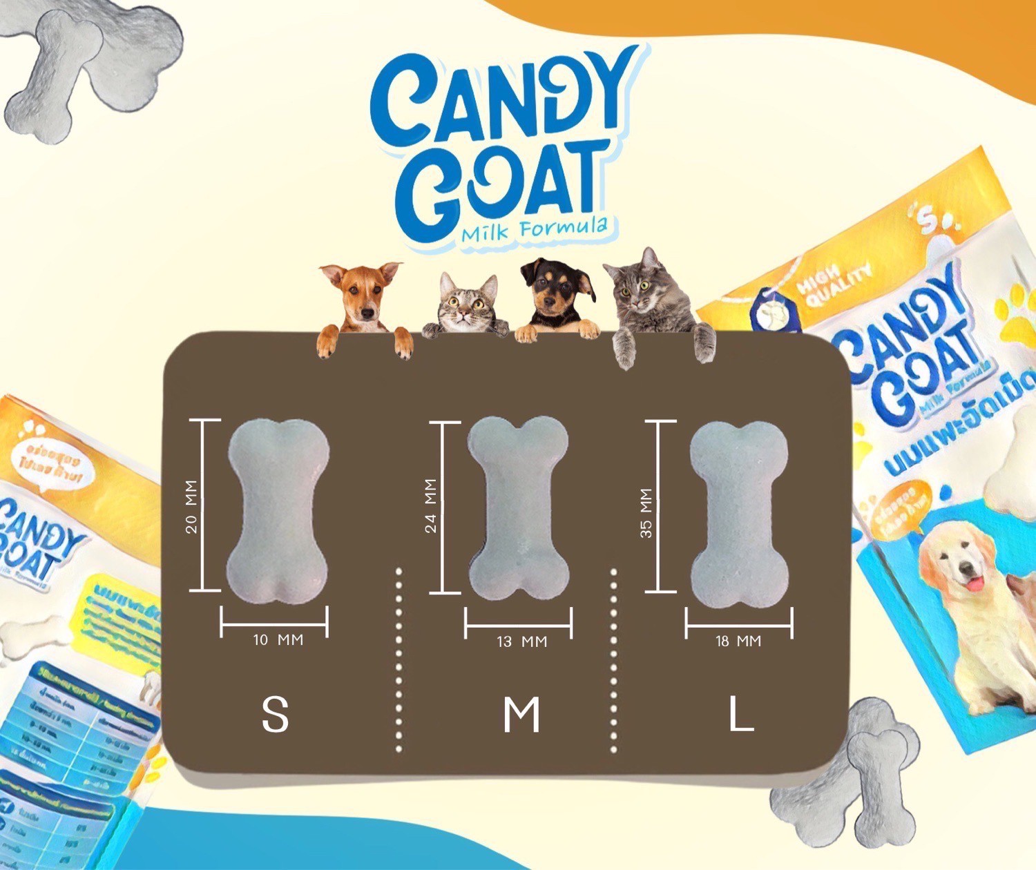 Candy Goat Milk 500 Grams Tablets For Dogs And Cats And Rodents Express ...