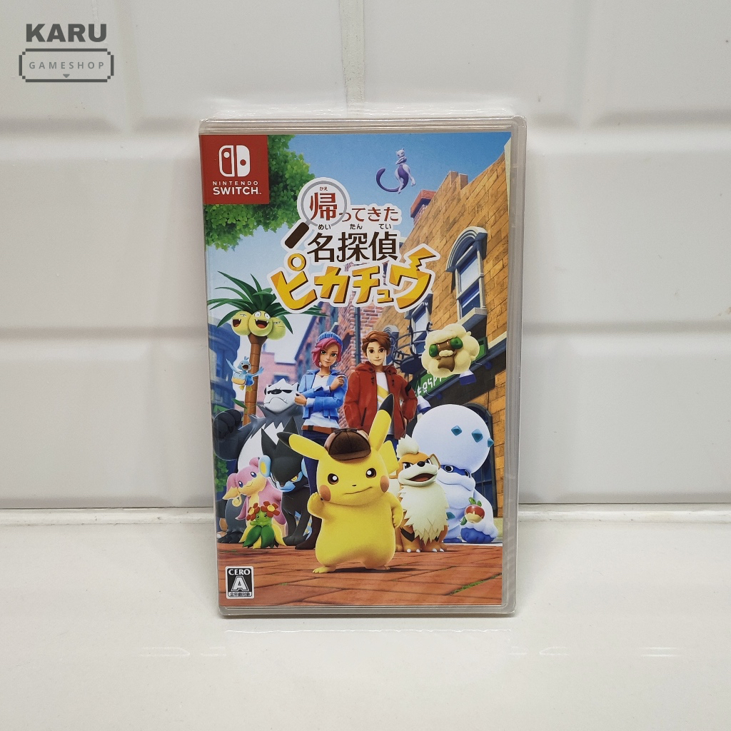 1 Hand Nintendo Switch Game Disc: Pokemon Detective Pikachu Return ...
