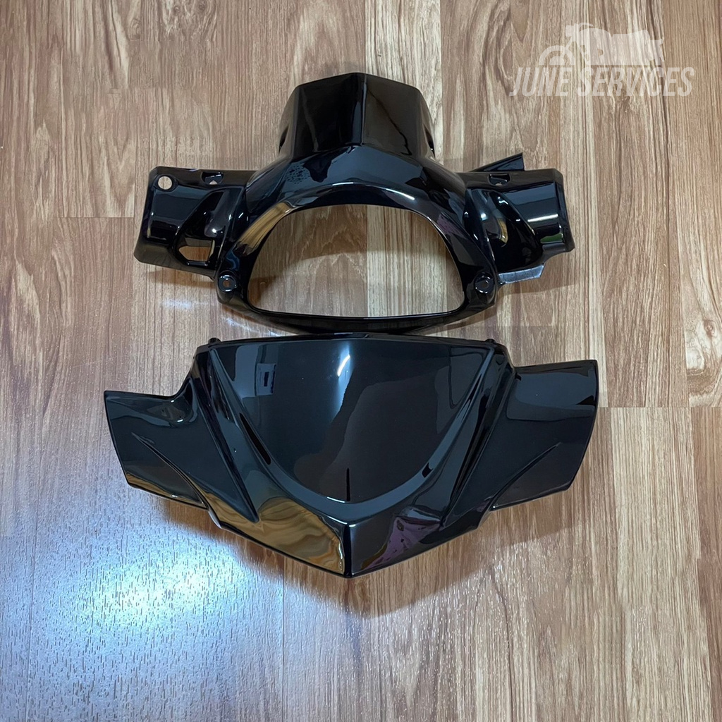 Nouvo mx Front + Back Mask Glossy Black | Shopee Philippines