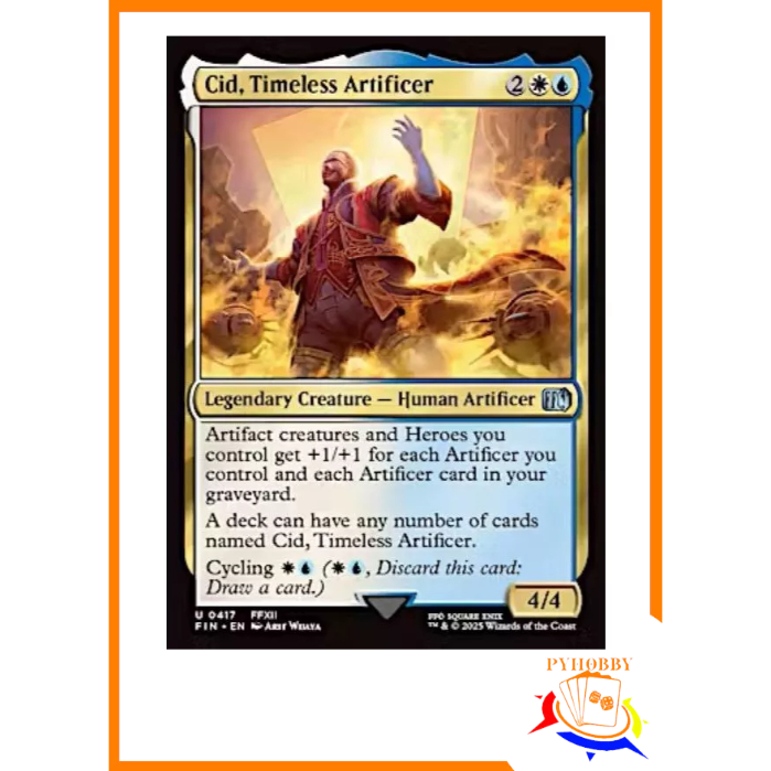 [MTG] Final Fantasy: Cid Timeless Artificer (0417) | Shopee Philippines