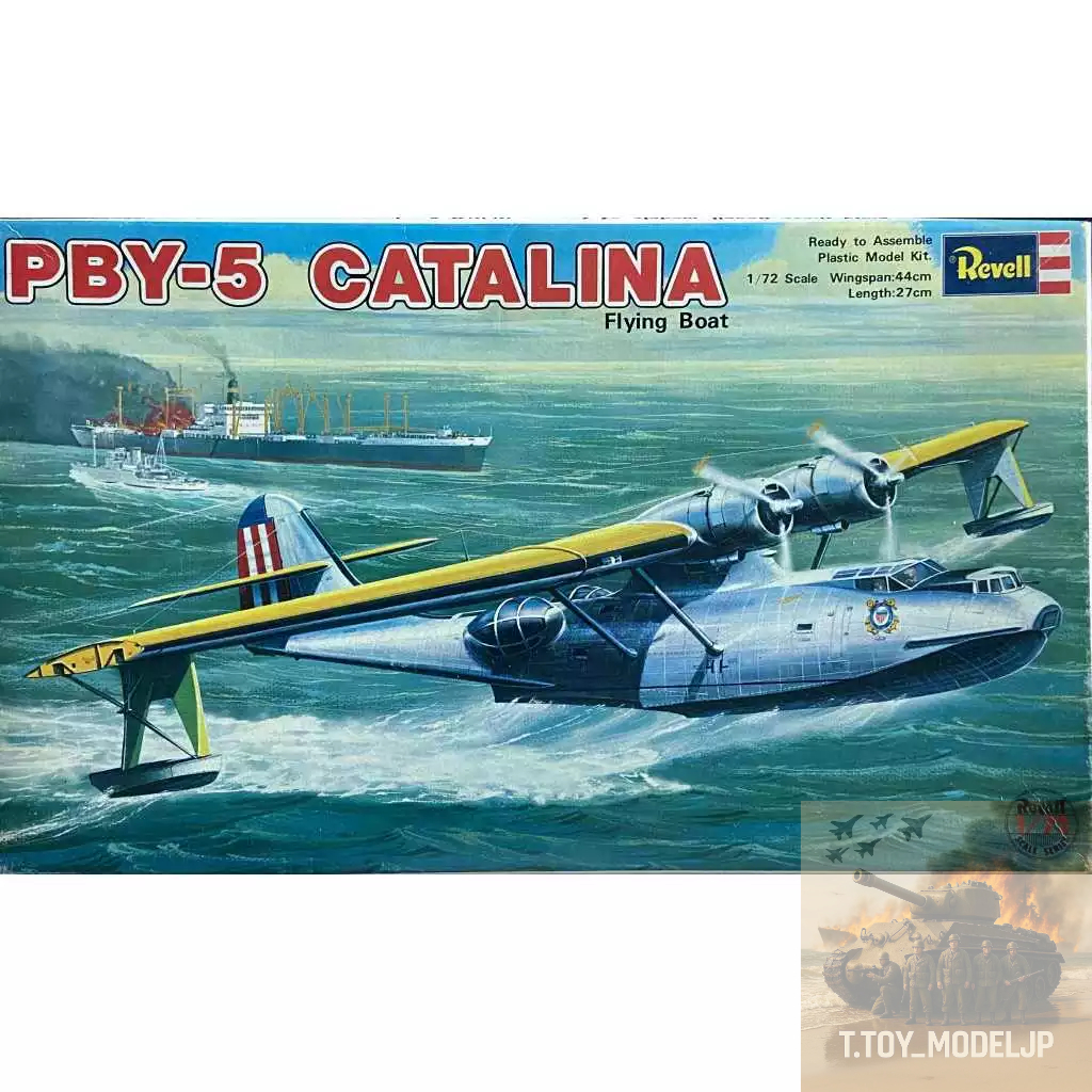Revell 1/72 PBY-5 Catalina Fighter Aircraft Model World War Assembled ...