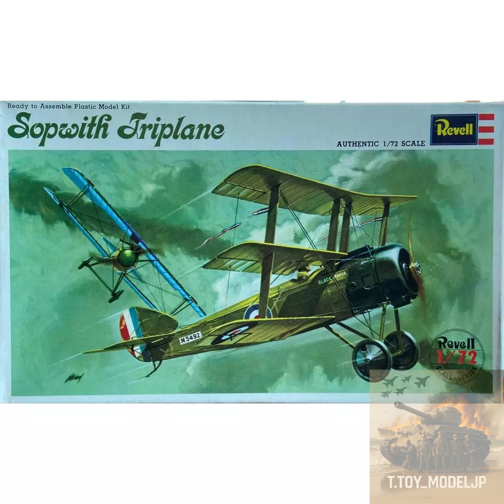 Revell 1/72 Sopwith Triplane Fighter Jet Model World War 1 Aircraft ...