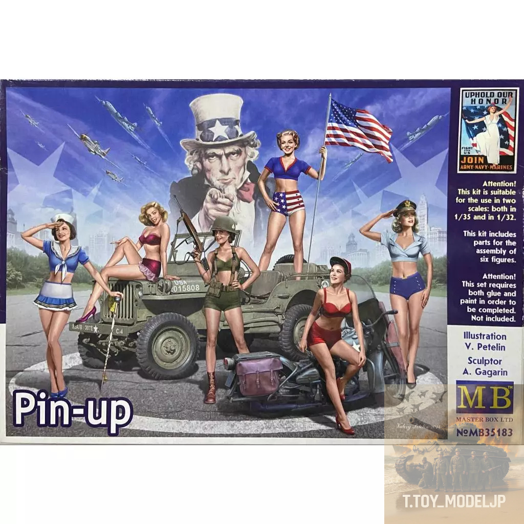 MB 1/35 Pin Up Military Model World War Soldier Assembly | Shopee ...