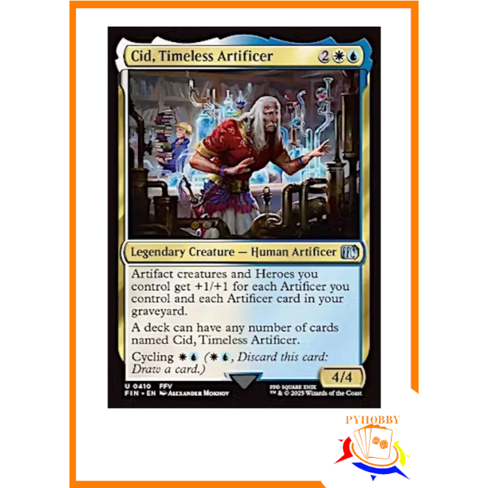 [MTG] Final Fantasy: Cid Timeless Artificer | Shopee Philippines
