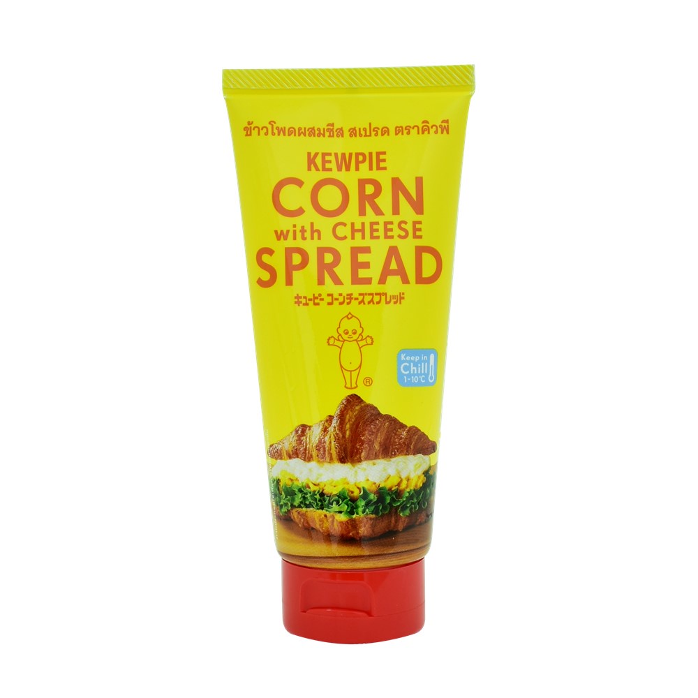 KEWPIE CORN WITH CHEESE SPREAD 100 G. WITH 100 MAYONAISE AND MUSTARD ...
