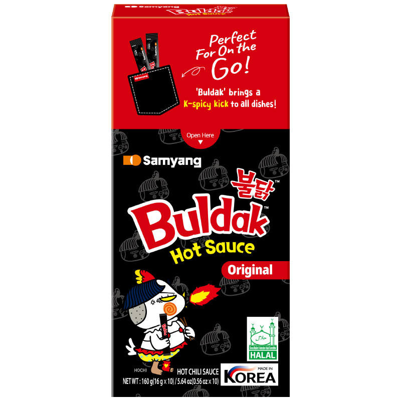 Samyang Buldak Hot Sauce Original Flavor 160g. 160g. 8801073440043 Semi ...