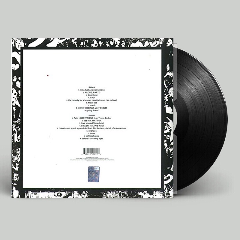 (Spot) Genuine XXXTentacion album? Question mark vinyl record LP 12 ...