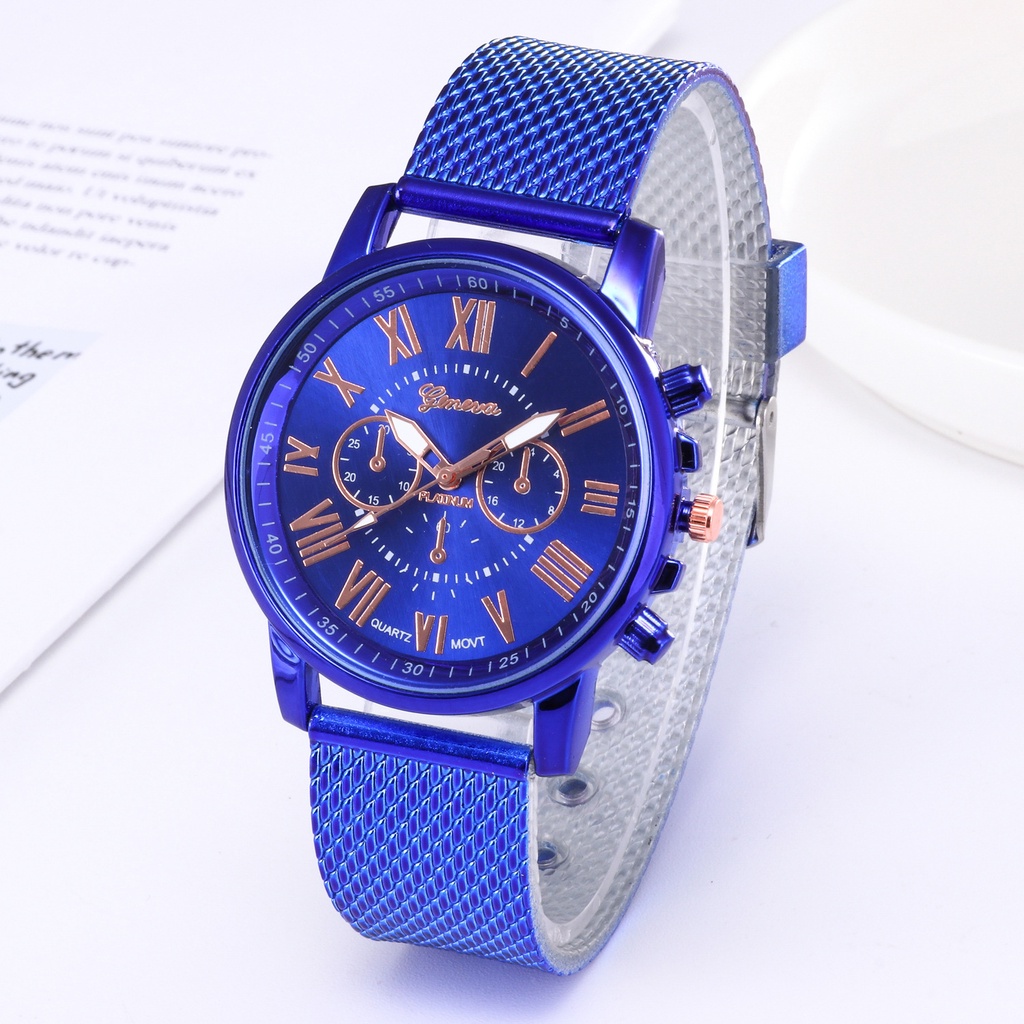 Men's Quartz Watch/Grid with Fashionable Men's Women's Watch | Shopee ...