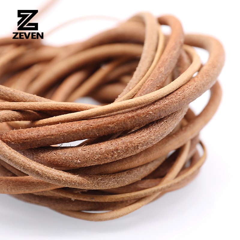 1-10mm Thick Diameter Cowhide Rope Vegetable Tanned Leather Original ...