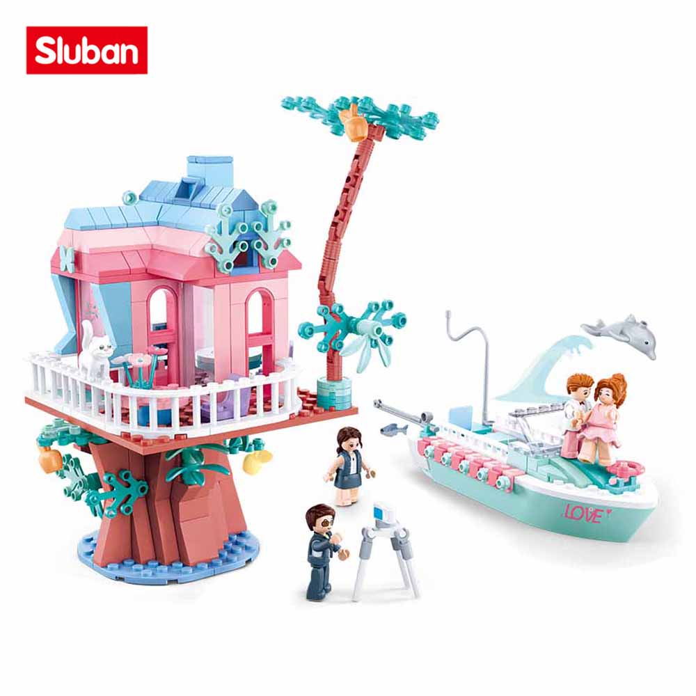 Sluban Building Block Toys Girls Dream Wedding Series 417PCS Bricks ...
